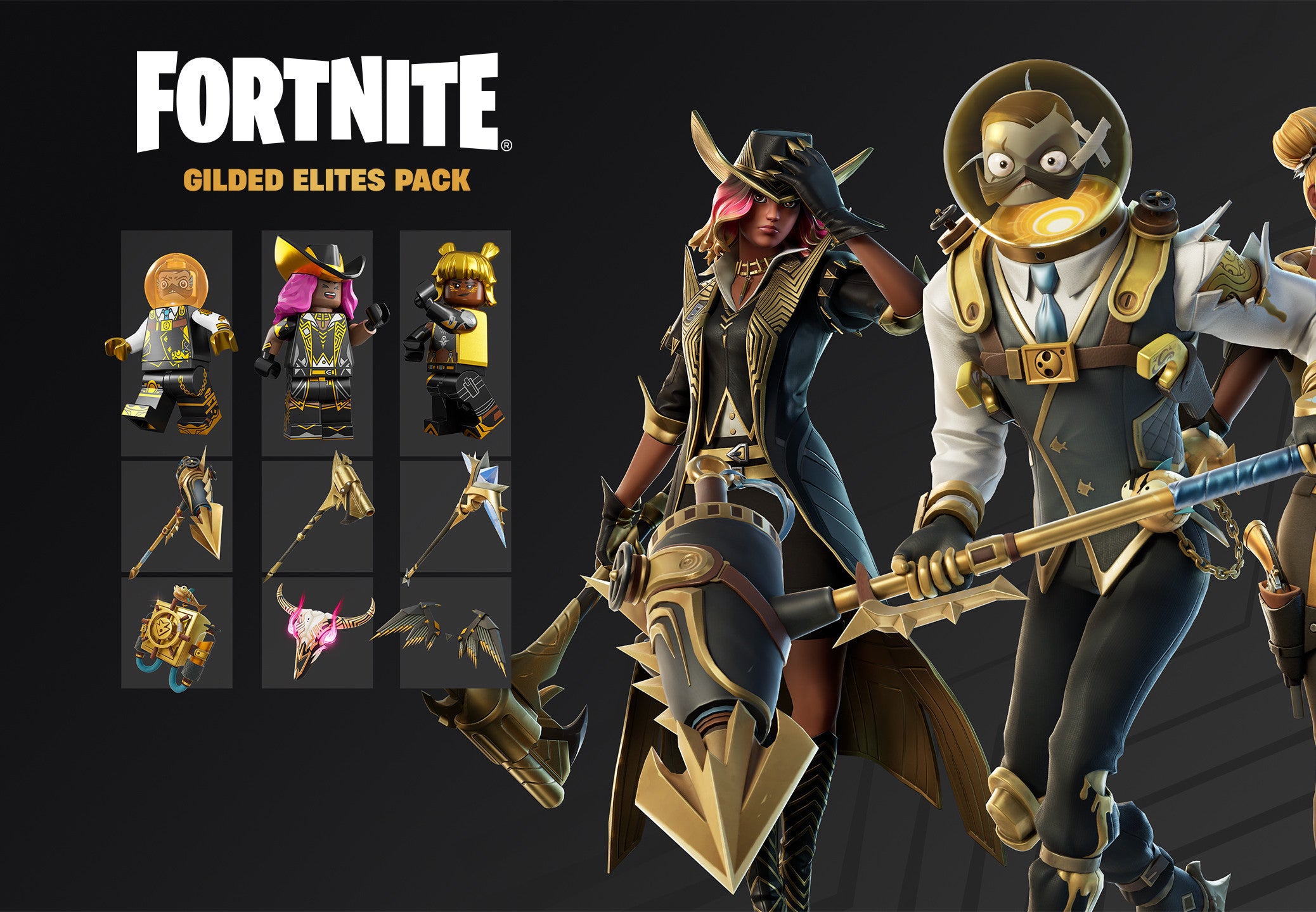 Fortnite - Gilded Elites Pack DLC AR XBOX One / Xbox Series X|S CD Key ...