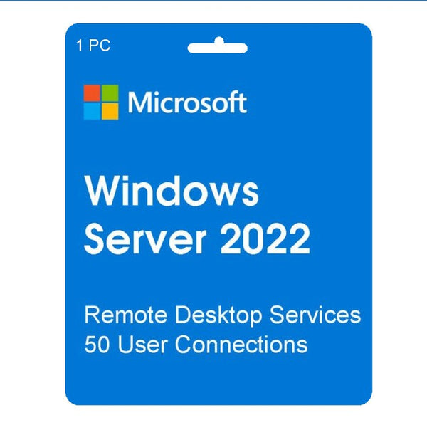 Windows Server 2022 Remote Desktop Services 50 User CAL CD Key ...