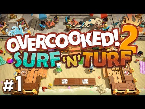 Overcooked! 2: Surf 'n' Turf ROW Global Steam CD Key – RoyalCDKeys